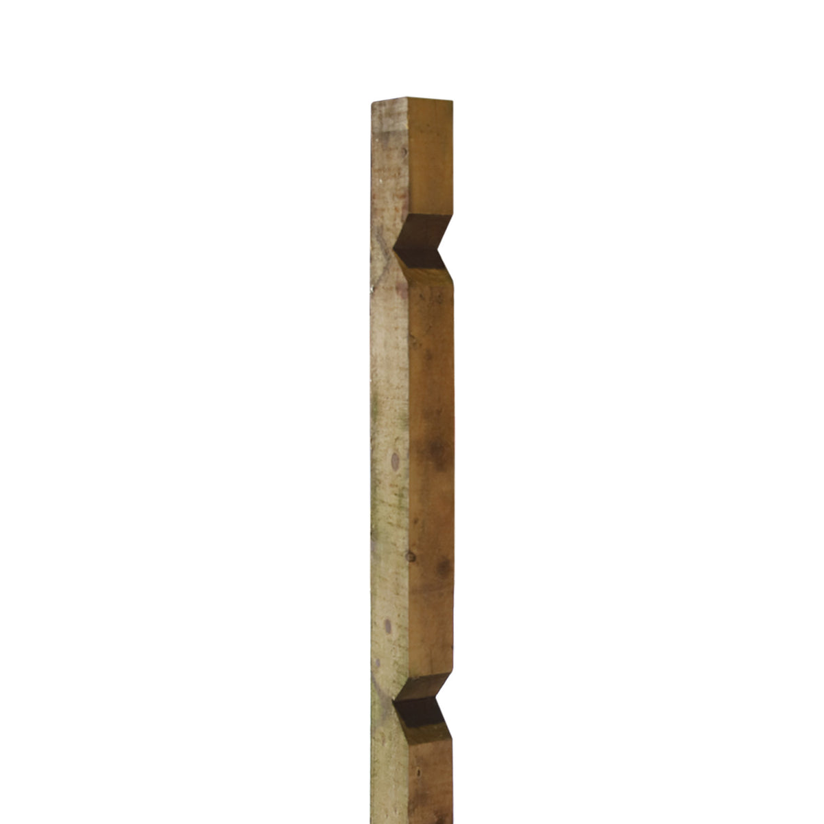 Notched Timber Post 5'' x 3'' x 6' (1.8m) – Discount Builders Merchant